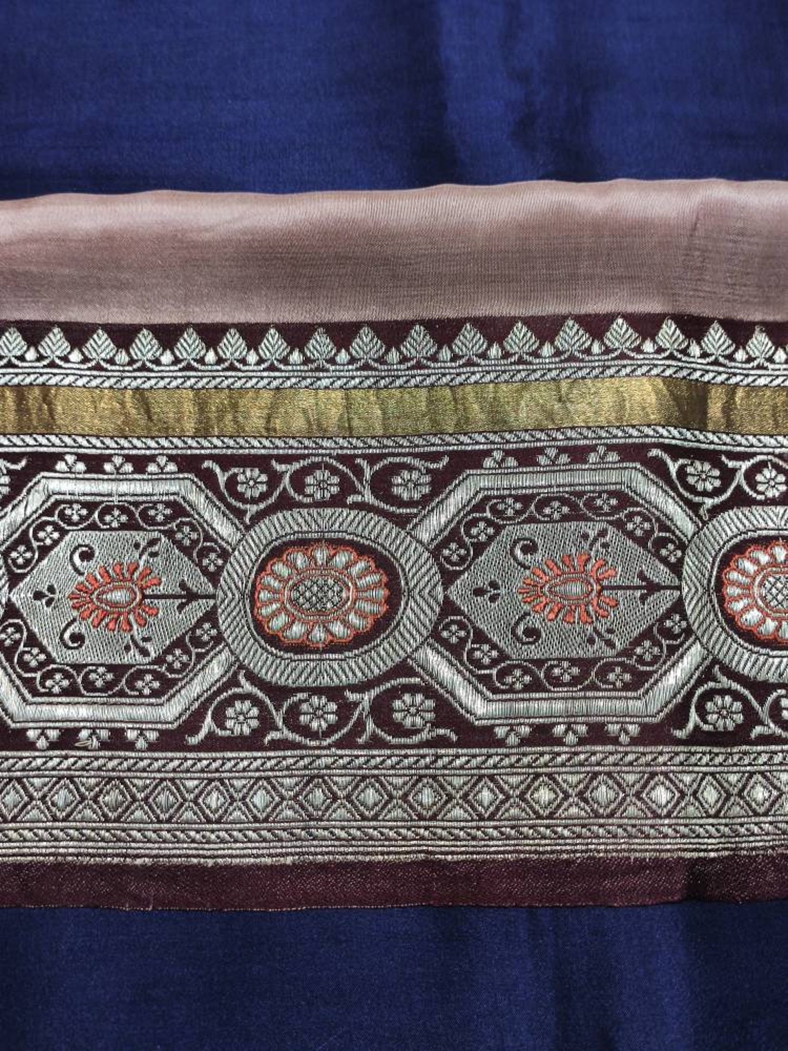 Vintage Banarasi Brocade Saree Border Brocade Trim Craft - Etsy