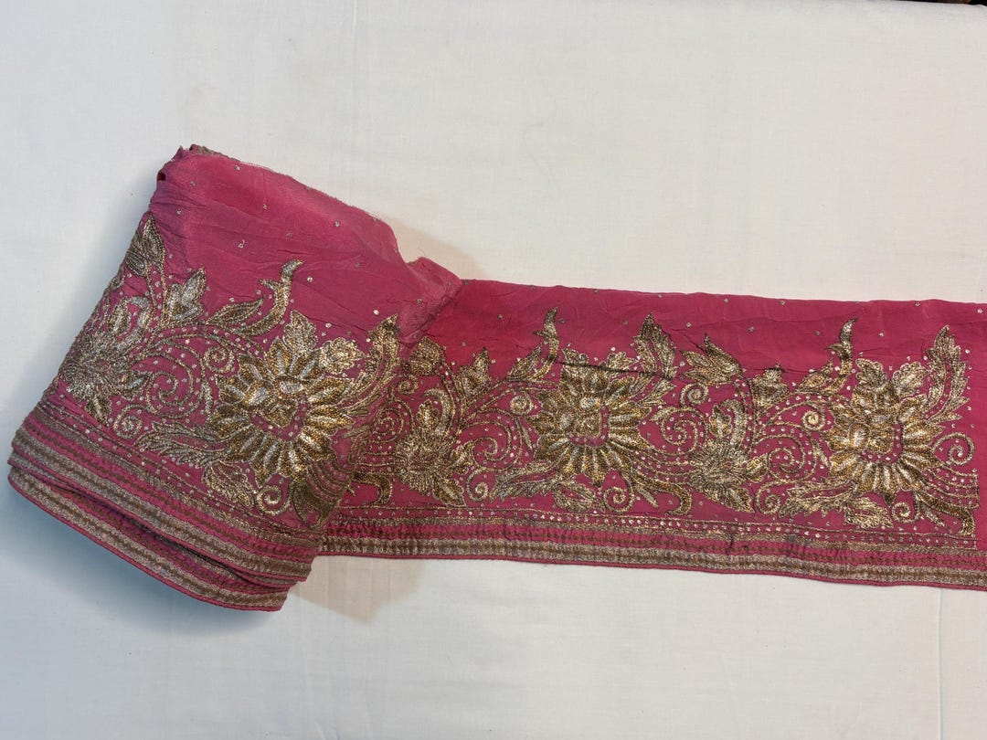 Vintage Saree Border Craft Decor Vintage Sari Trims Indian Sari Border ...