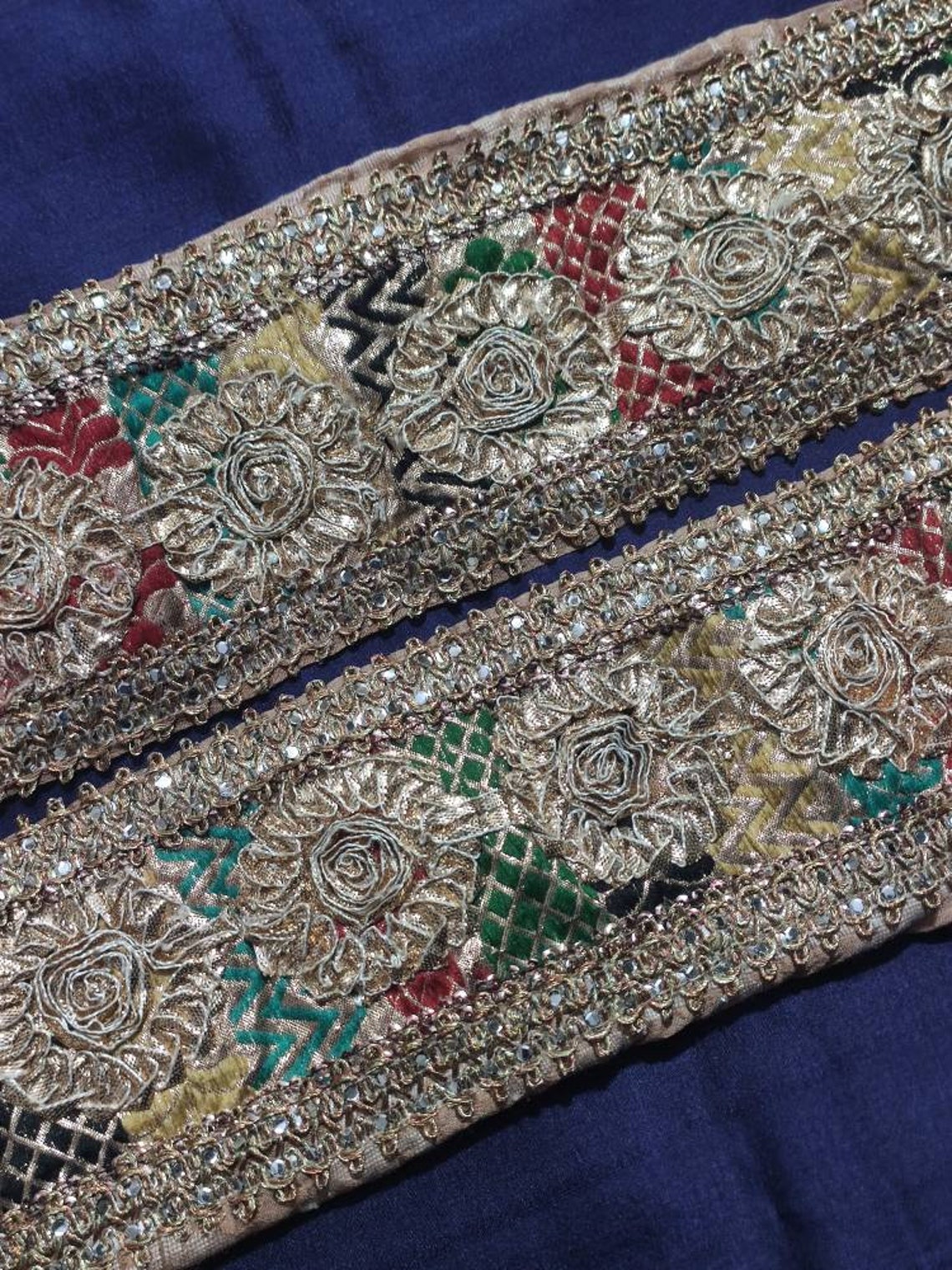 Traditional Indian Gota Patti Sari Border Gota Sewing Trim | Etsy