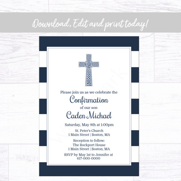 Boy Confirmation - Etsy