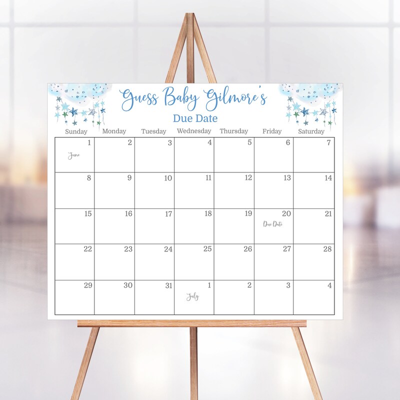 Due Date Calendar - Etsy