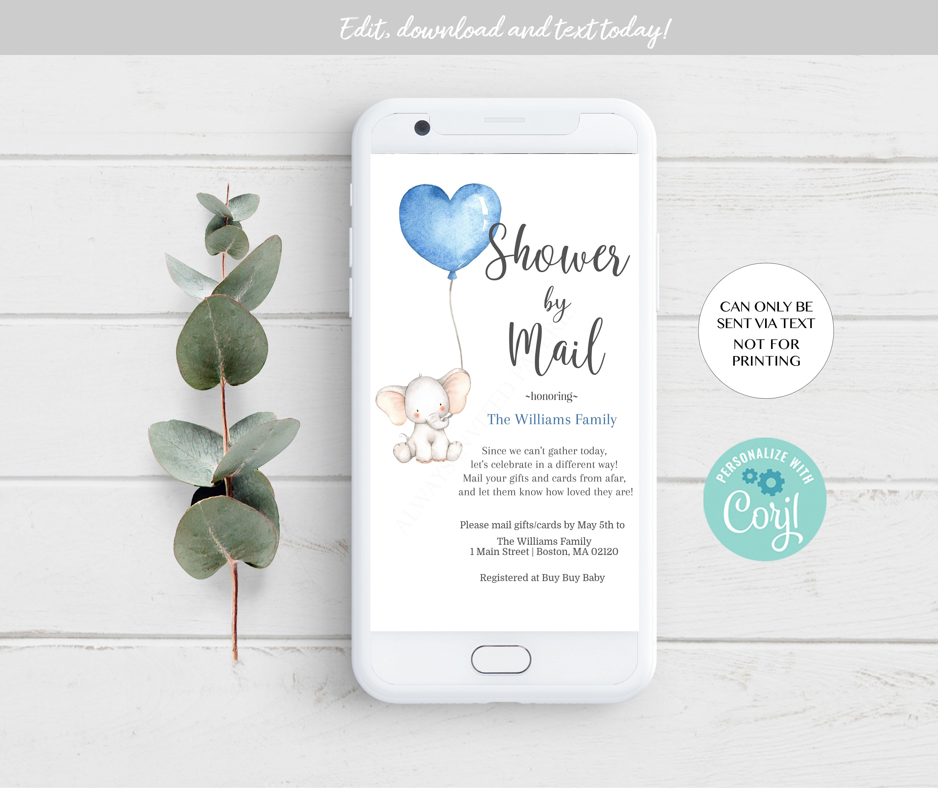 Baby Shower by Mail - Etsy