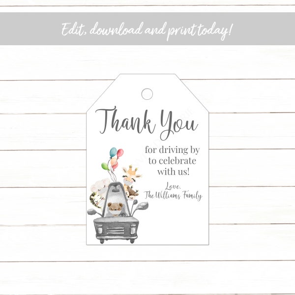 Drive by Baby Shower Favors - Etsy