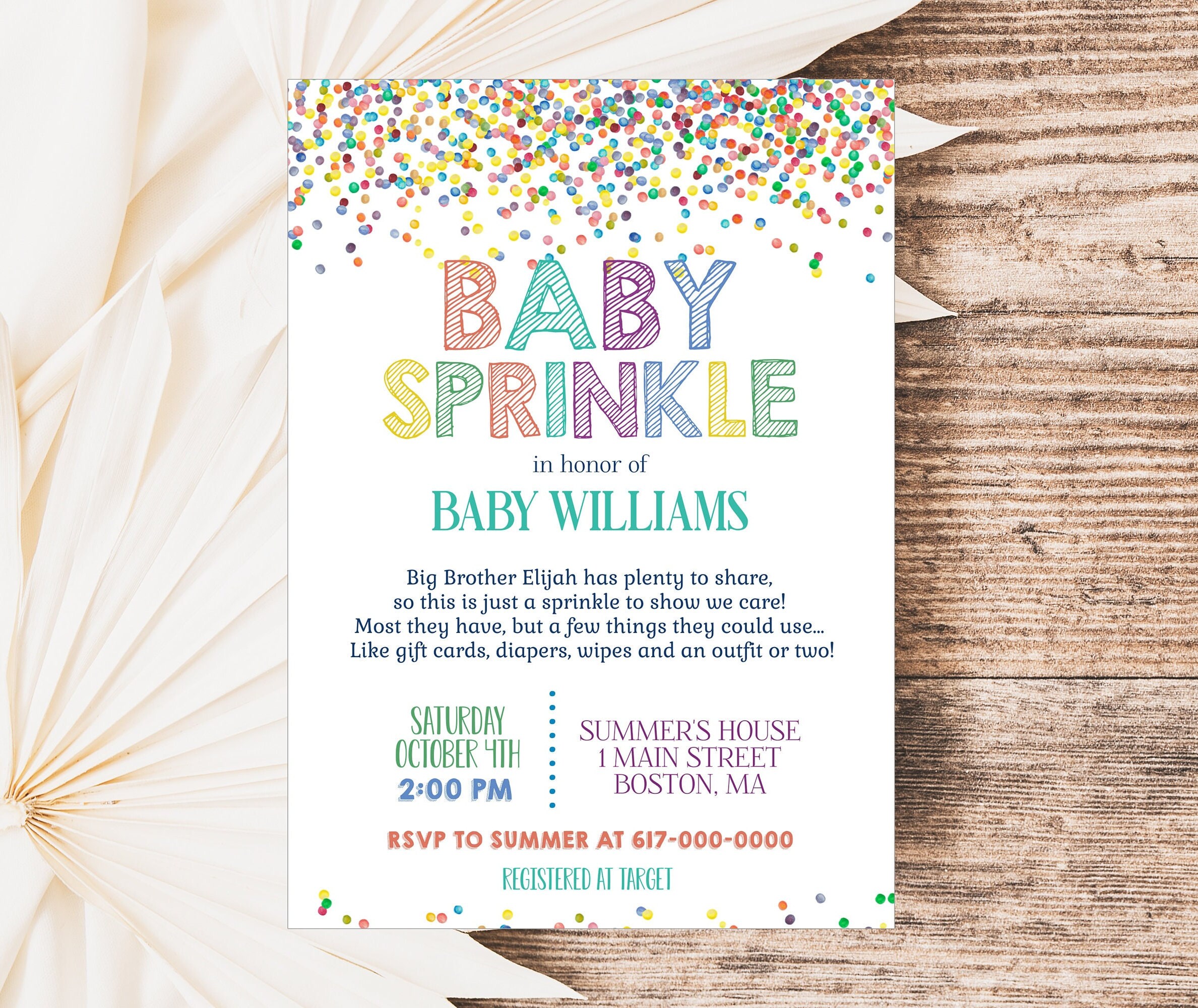 Sprinkle Baby Invitation Clip Art Baby Sprinkle Baby Shower