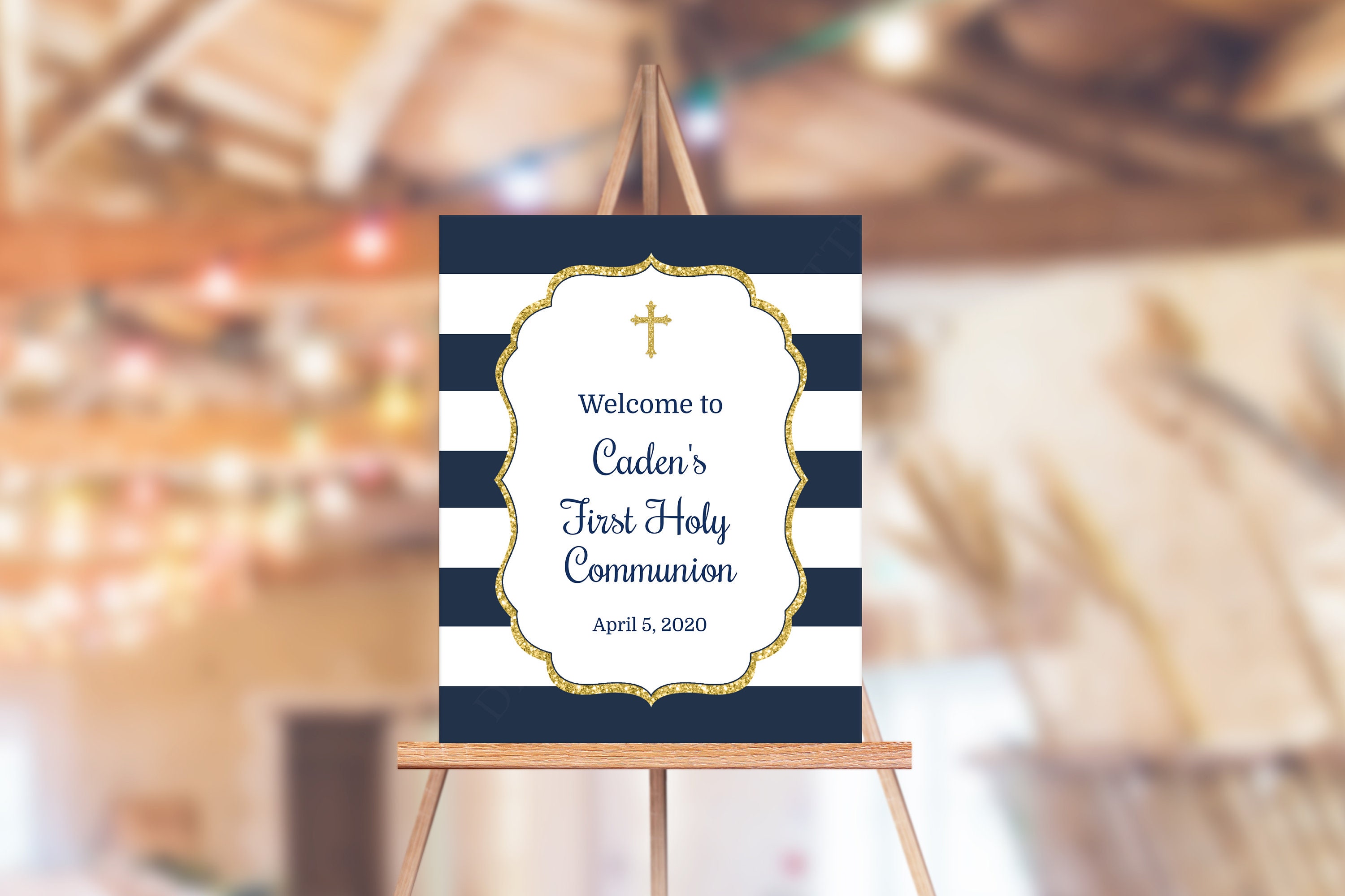 Downloadable Boy First Communion Sign - Etsy