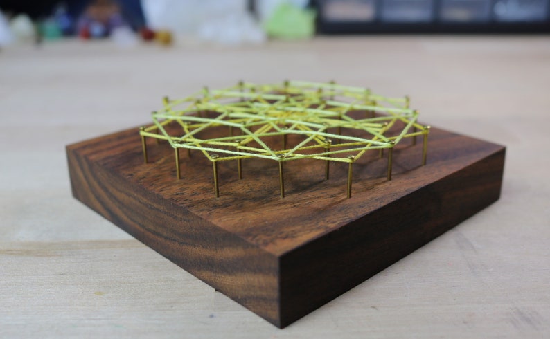 String Art Mandala - Octagonal Toroid Sacred Geometry - Etsy