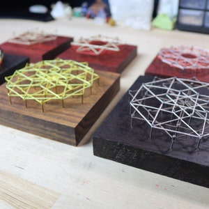 String Art Mandala - Octagonal Toroid Sacred Geometry - Etsy