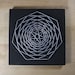 String Art Mandala - Heptagon Spiral Sacred Geometry - Etsy