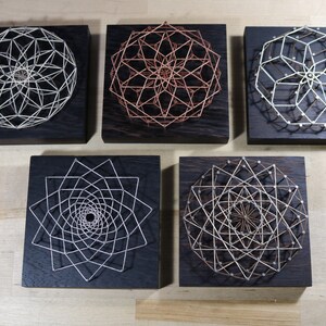 String Art Mandala - Toroidal Sacred Geometry - Etsy