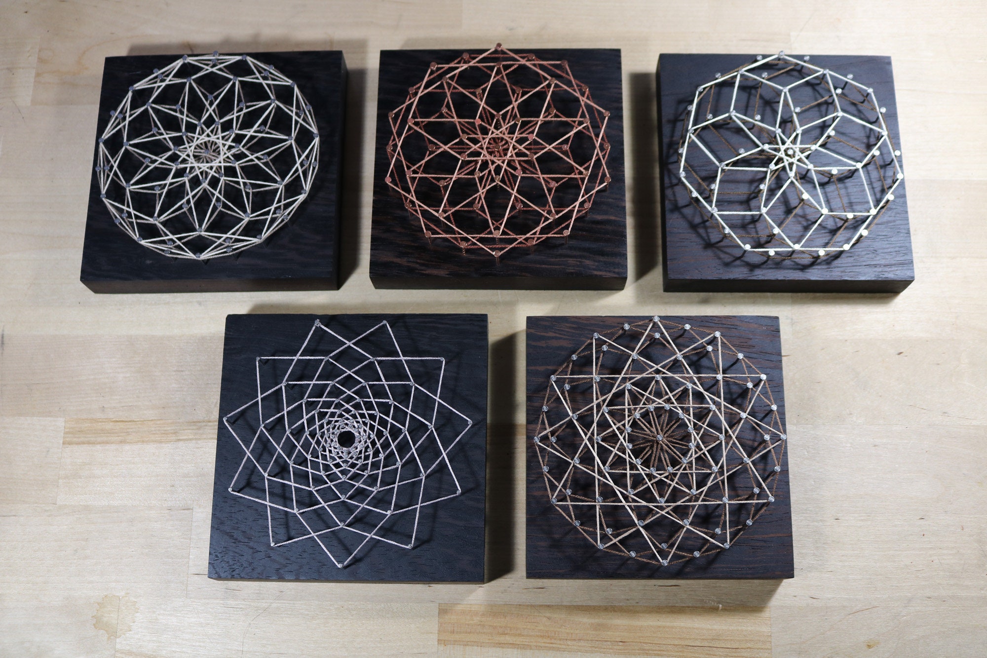 String Art Mandala Toroidal Sacred Geometry - Etsy.de