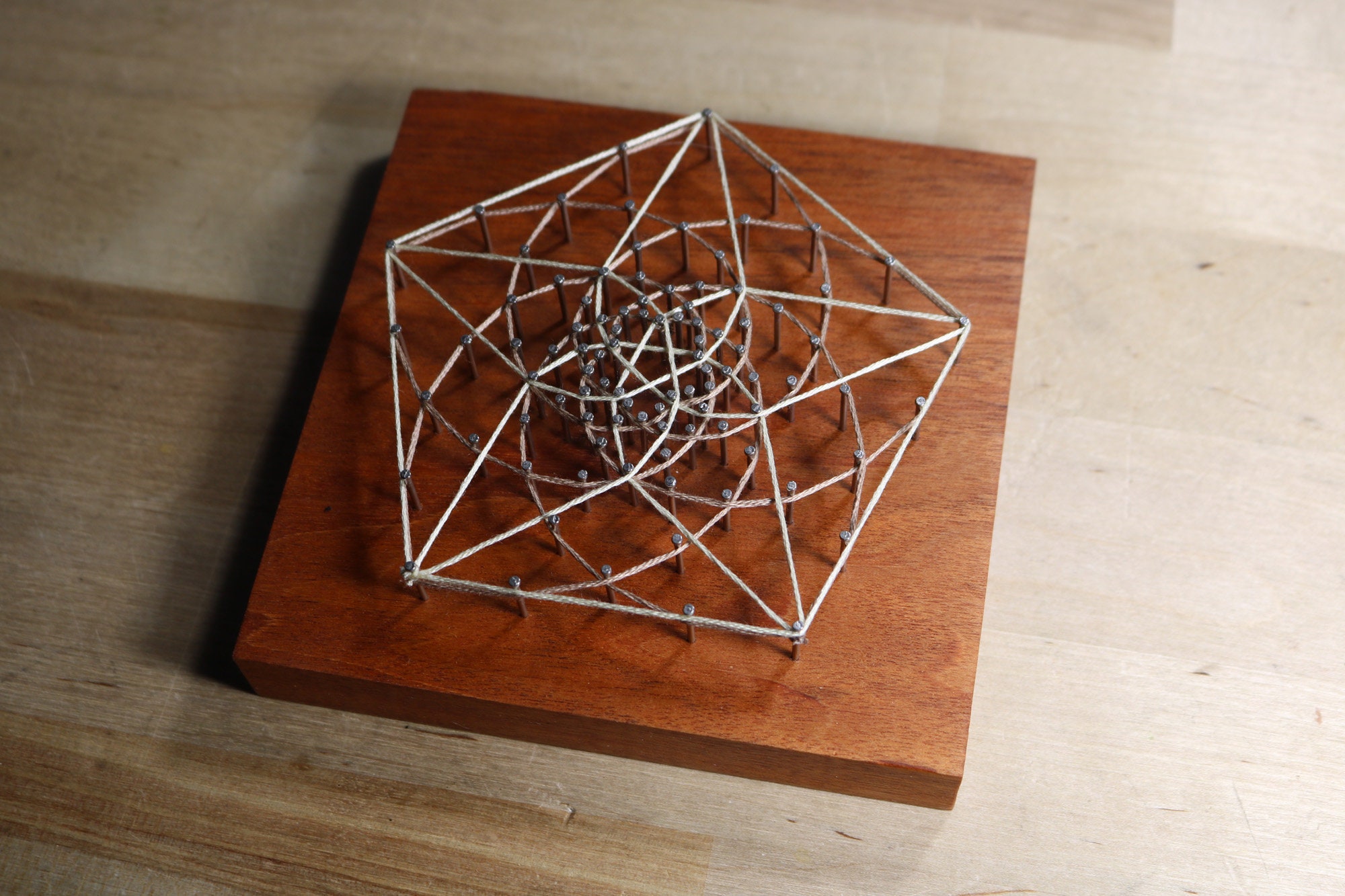 String Art Mandala - Pentagon Sacred Geometry - Etsy