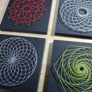 String Art Mandala - Toroid Sacred Geometry - Etsy