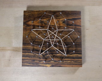 String Art Mandala Octagonal Toroid Sacred Geometry | Etsy