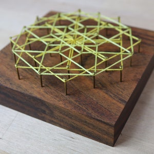 String Art Mandala - Octagonal Toroid Sacred Geometry - Etsy