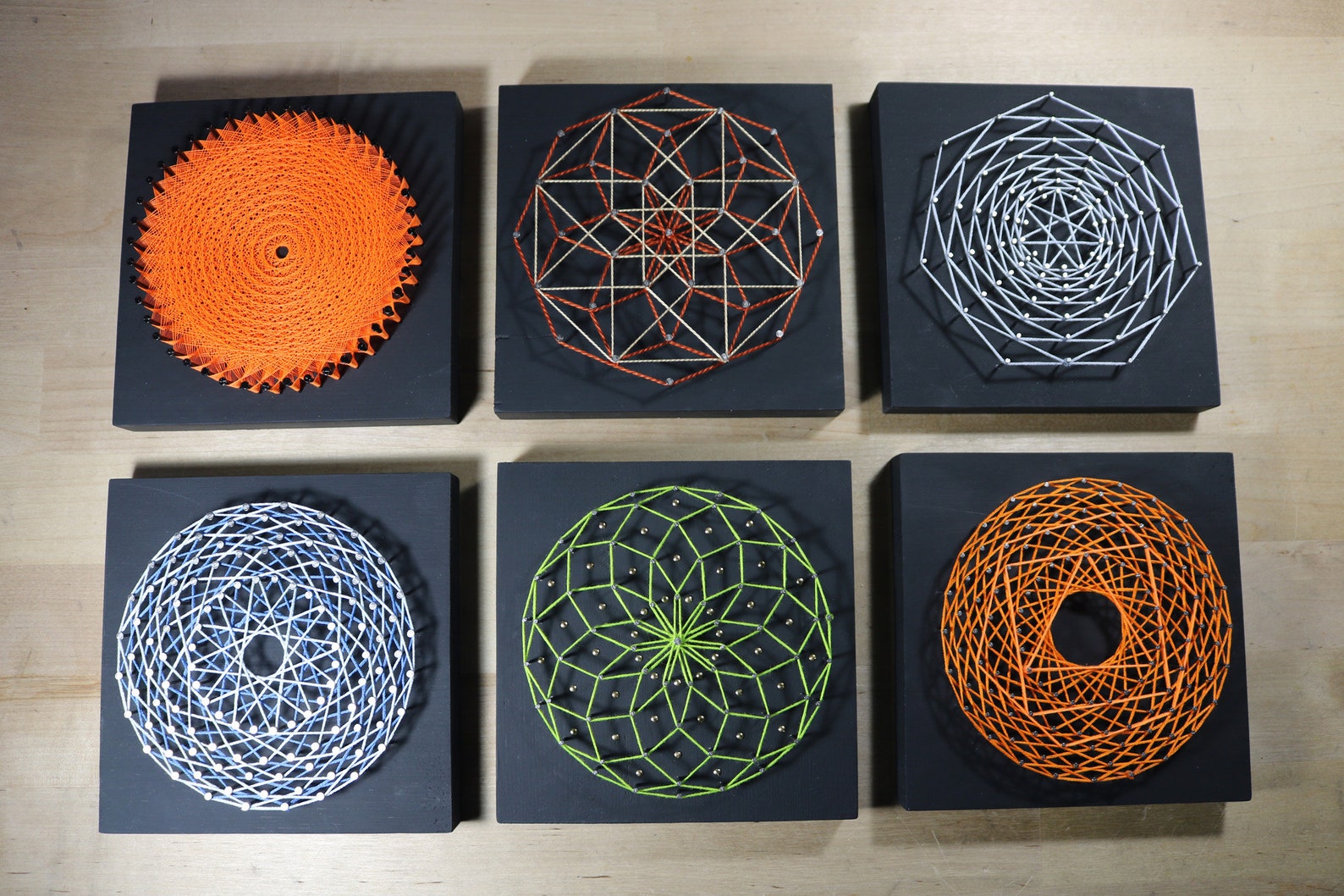 String Art Mandala - Toroidal Resonance Sacred Geometry - Etsy