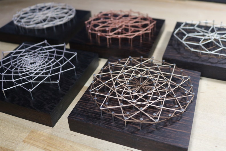 String Art Mandala - Toroidal Sacred Geometry - Etsy