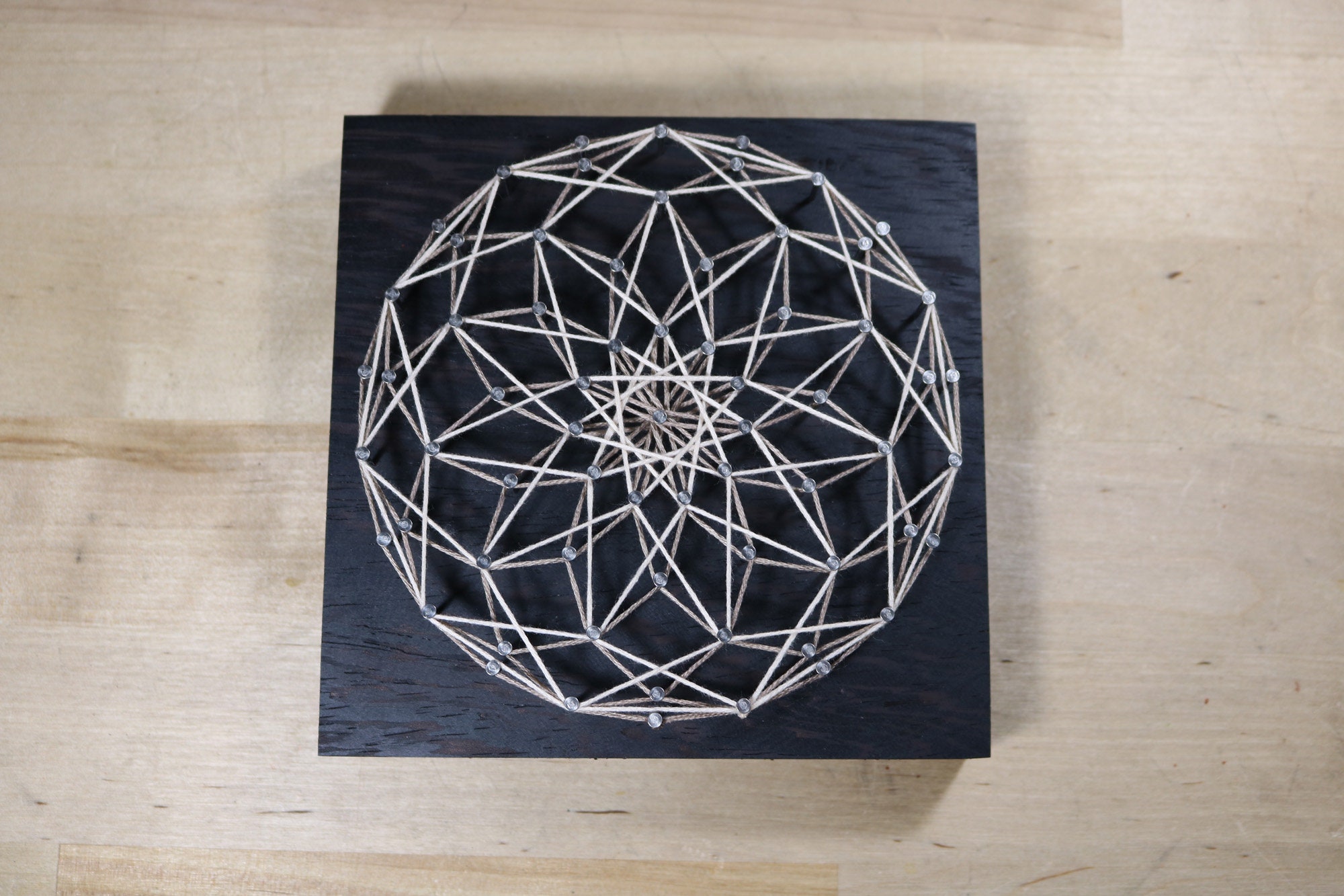 String Art Mandala Toroidal Sacred Geometry - Etsy.de