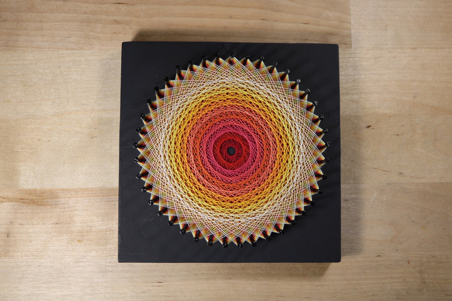 String Art Template With Instructions Traditional Sun - Etsy