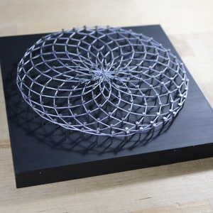 String Art Mandala - Toroid Sacred Geometry - Etsy