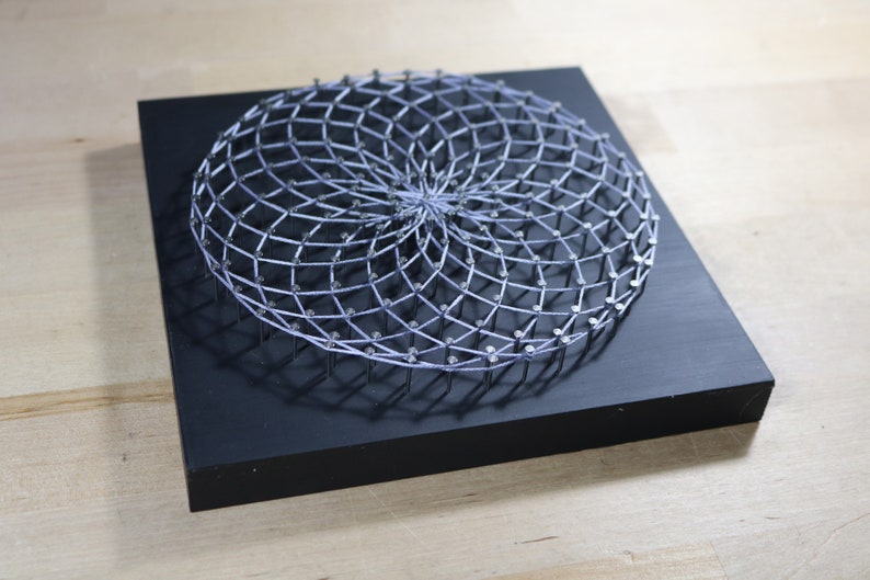 String Art Mandala - Toroid Sacred Geometry - Etsy