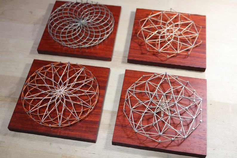 String Art Mandala - Toroid Sacred Geometry - Etsy