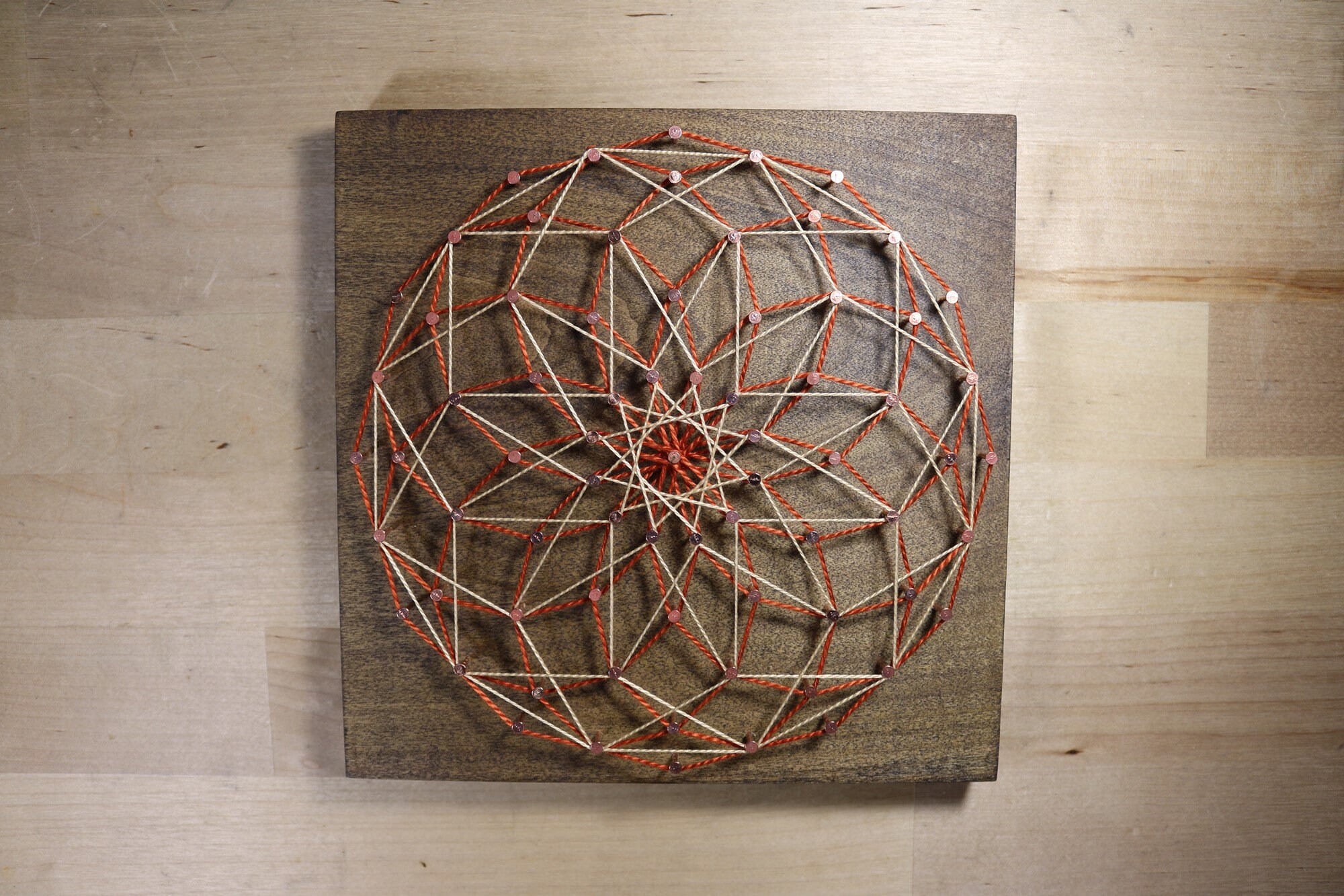 String Art Mandala - Toroidal Resonance Sacred Geometry - Etsy