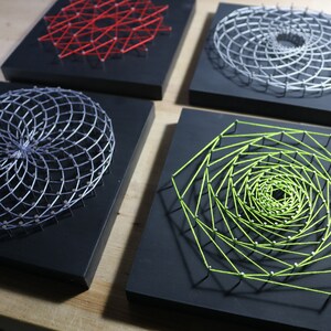 String Art Mandala - Toroid Sacred Geometry - Etsy