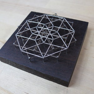 String Art Mandala Octagonal Toroid Sacred Geometry | Etsy