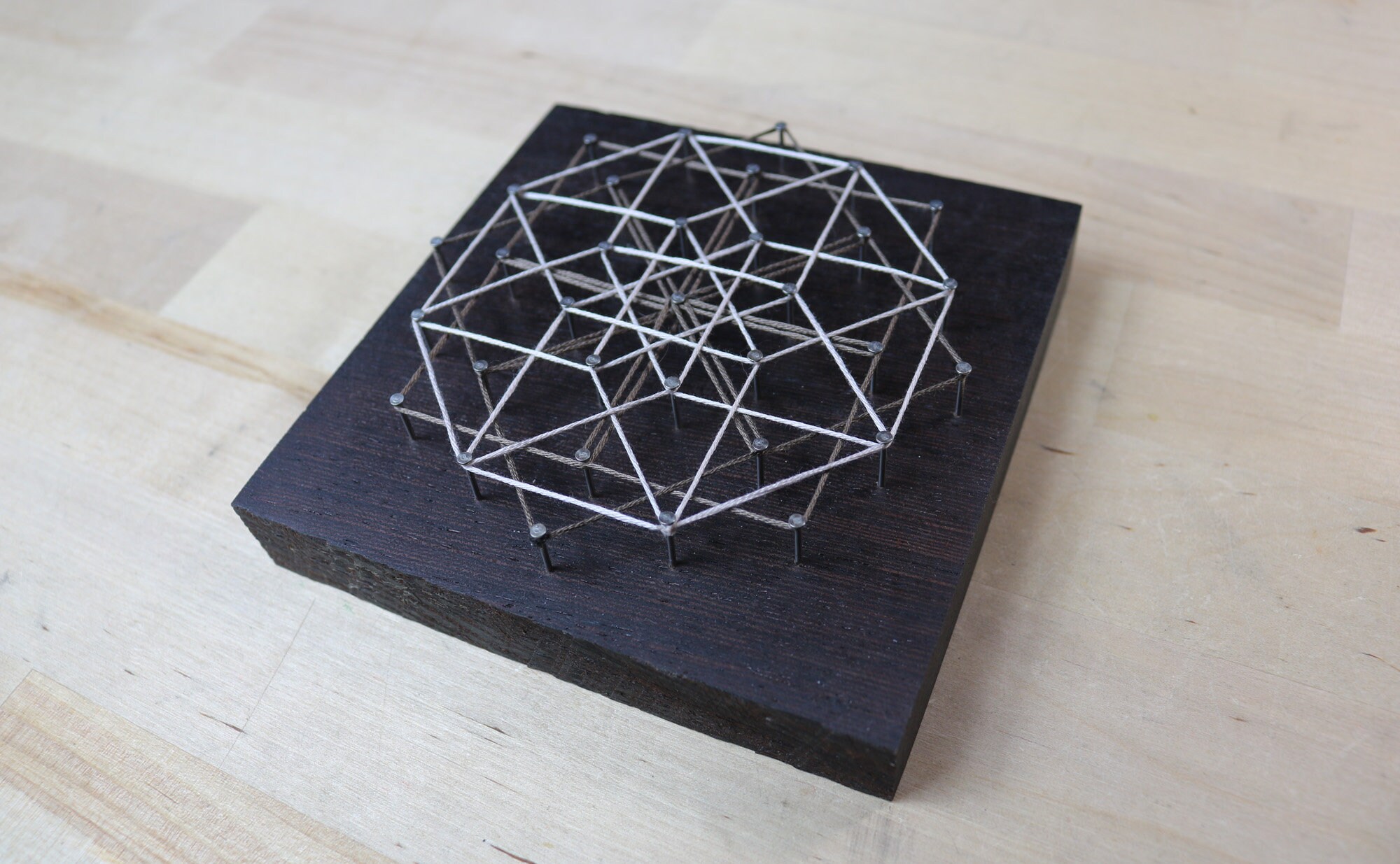 String Art Mandala Octagonal Toroid Sacred Geometry - Etsy