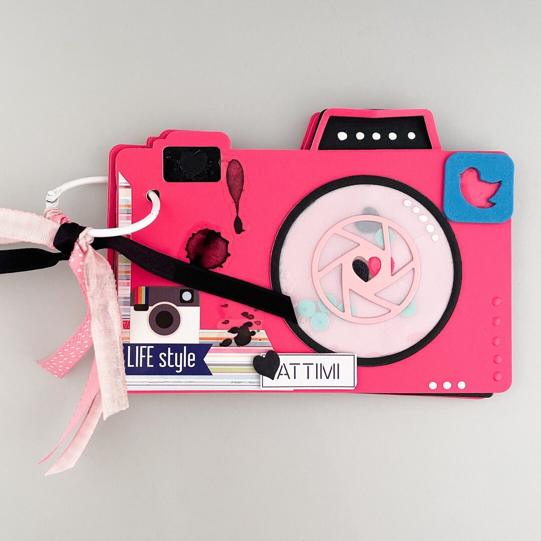 Mini Album Fuchsia Colored to Fill With the Best Holiday Photos - Etsy
