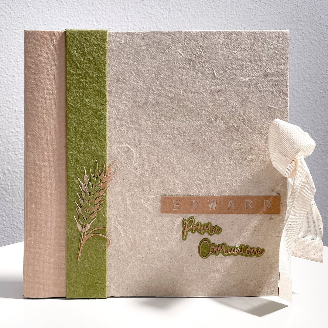 First Communion Photo Album, Customizable With Name and Hand Made ...