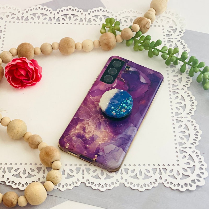 Geode Phone Grip - Etsy