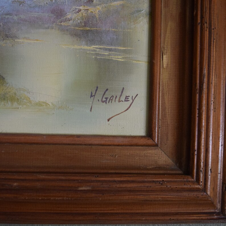 H. Gailey Forest Stream Landscape - Etsy