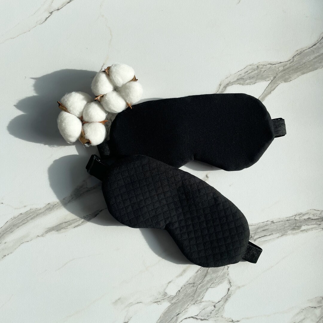 100% Organic Bamboo Cotton Sleep Mask, Eye Mask, Unscented, Self Care ...