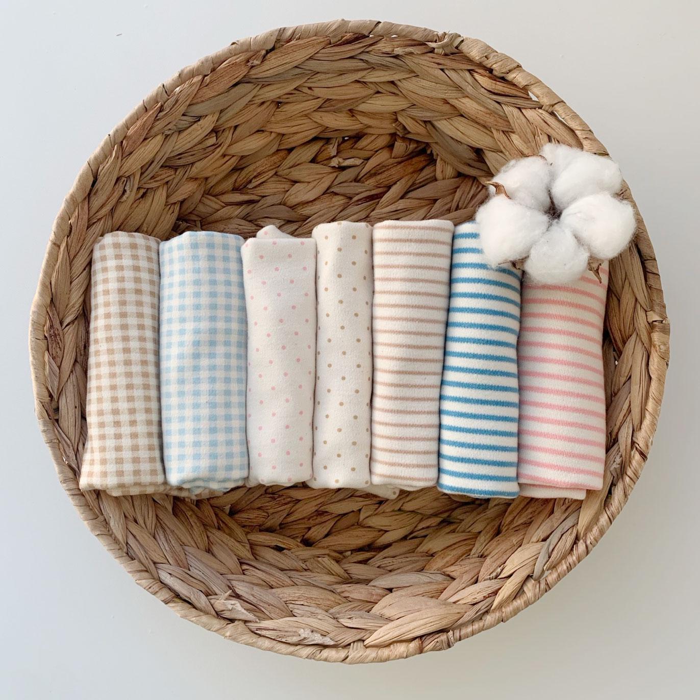 100% Organic Cotton Dual-sided Handkerchief – Soft, Absorbent, for ...