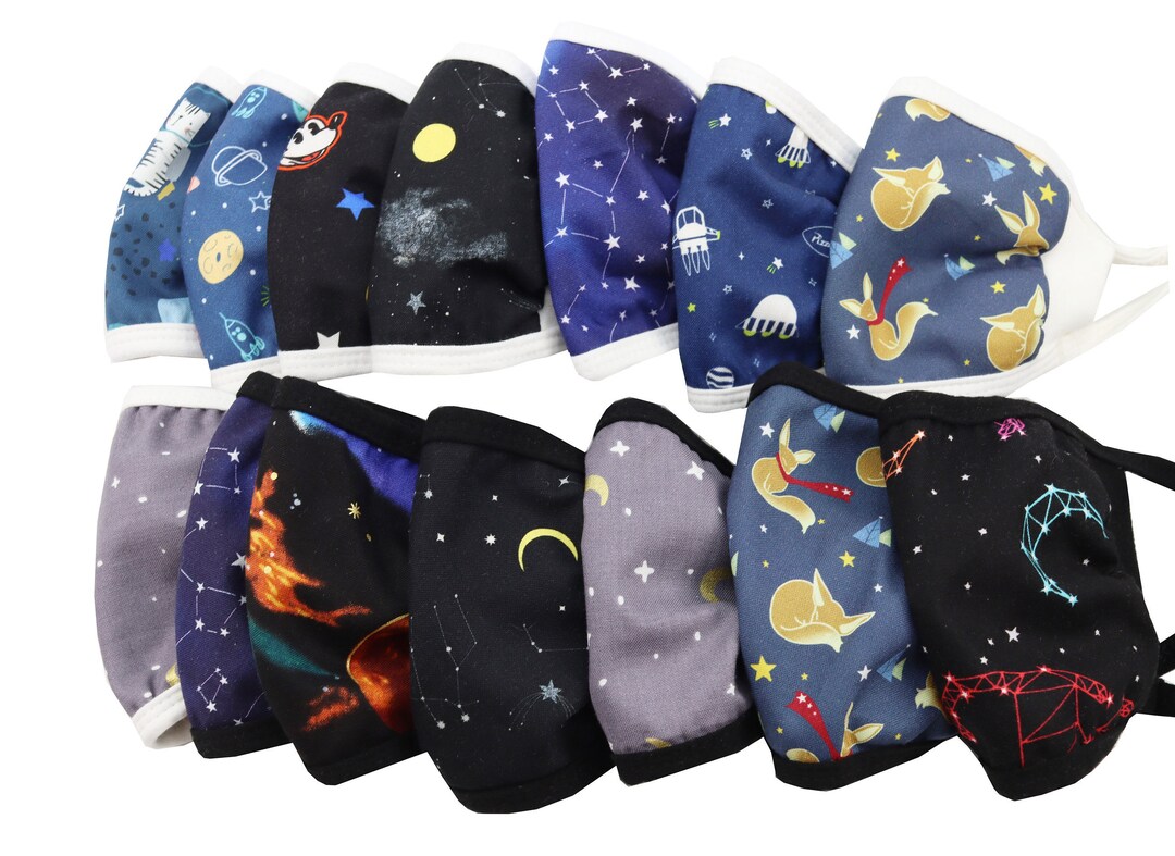 Starry Organic Cotton Face Masks, Face Mask, Washable Face Mask ...