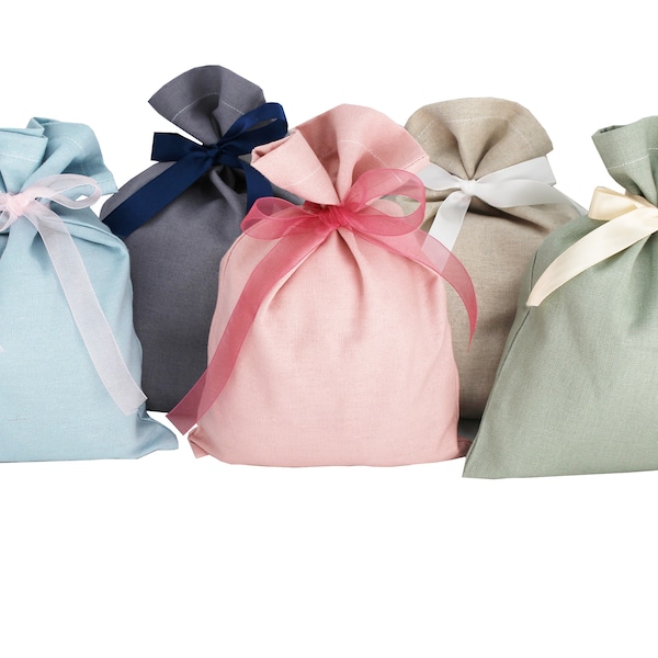 Small Linen Bags - Etsy