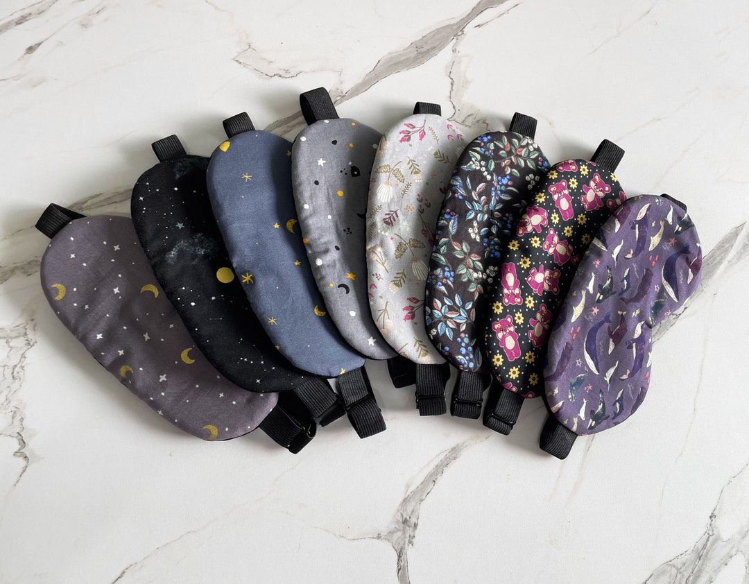 100% Organic Bamboo Cotton Sleep Mask, Eye Mask, Unscented, Self Care ...