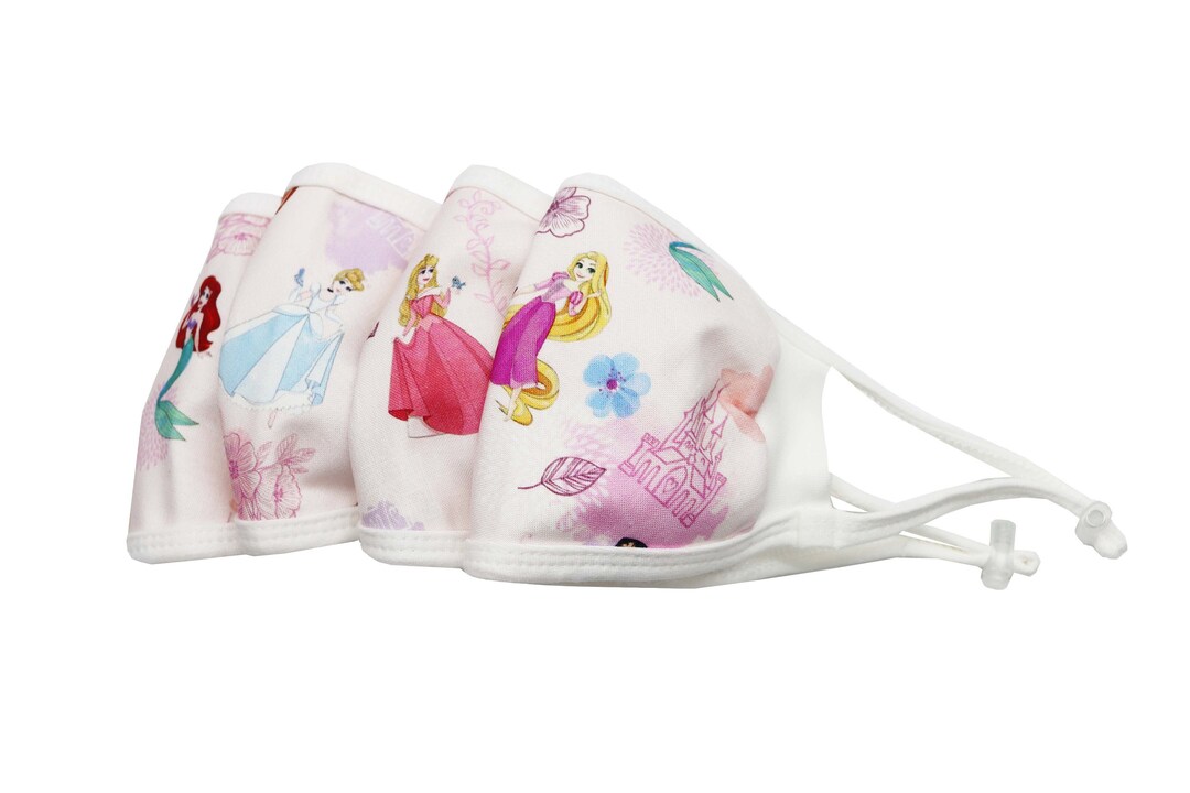 Princess Organic Cotton Face Masks, Face Mask, Washable Face Mask ...