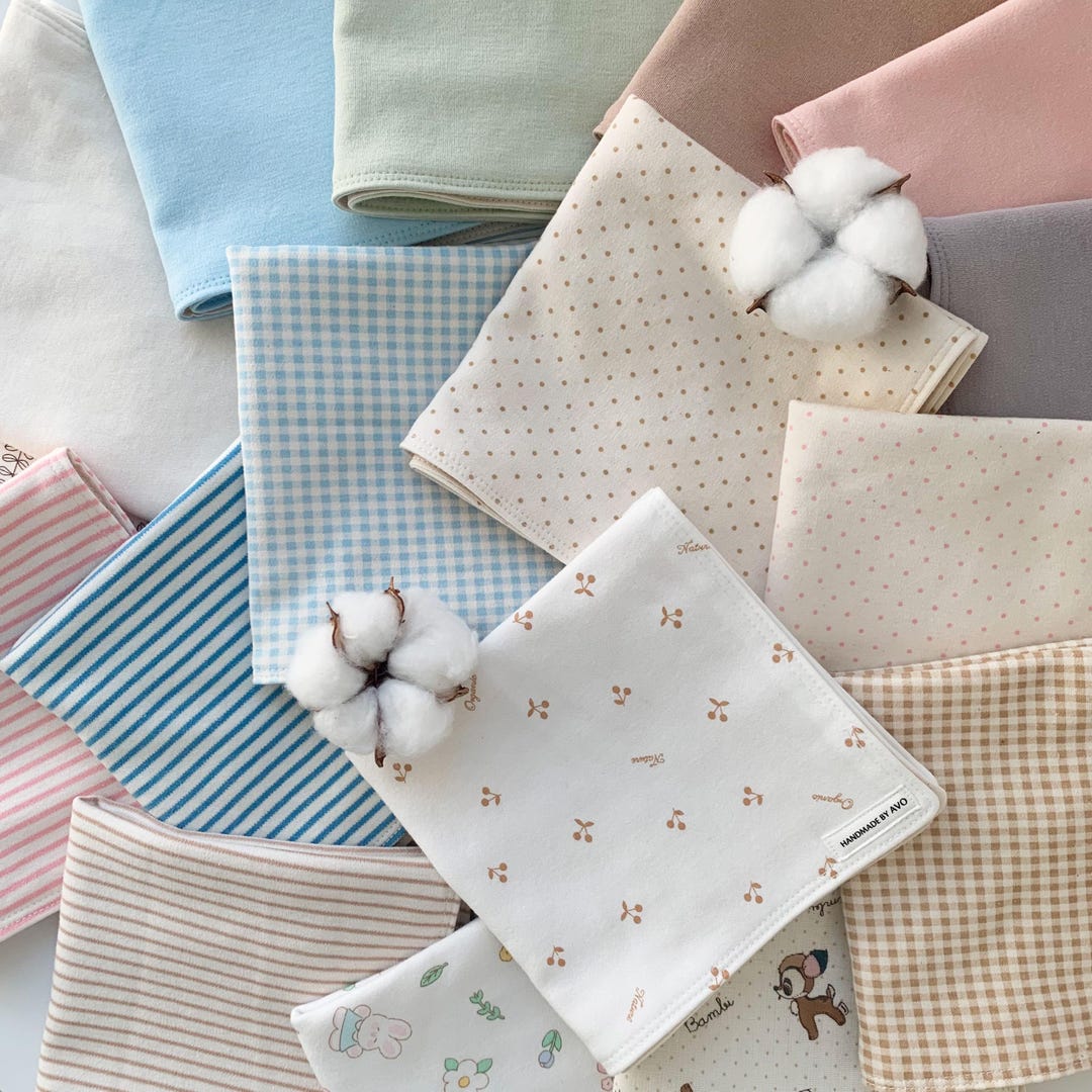 100% Organic Cotton Dual-sided Handkerchief – Soft, Absorbent, for ...
