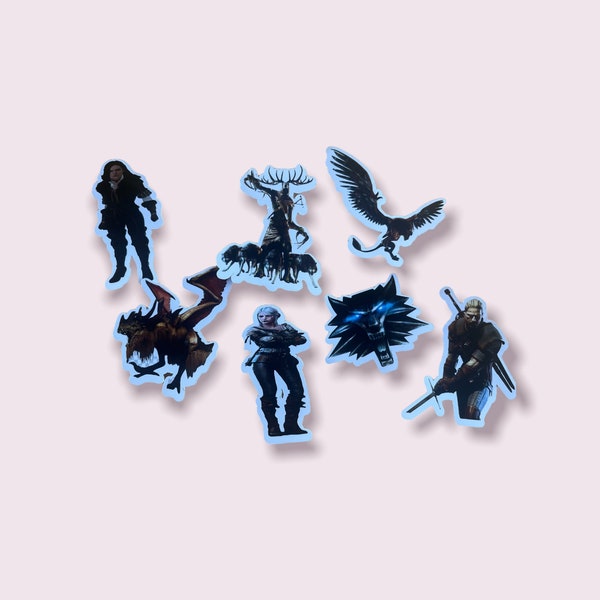 The Witcher Stickers - Etsy