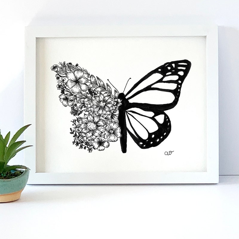 Ink Butterfly - Etsy