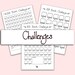 Printable Hand Drawn Reading Templates - Reading Challenges - Etsy