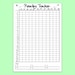 Printable Hand Drawn Reading Templates - Reading Habits Tracker - Etsy