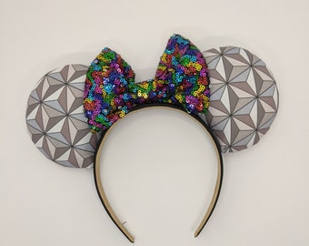 Epcot Inspired Ears, Mickey Inspired Ears, Disney World Inspired, World ...