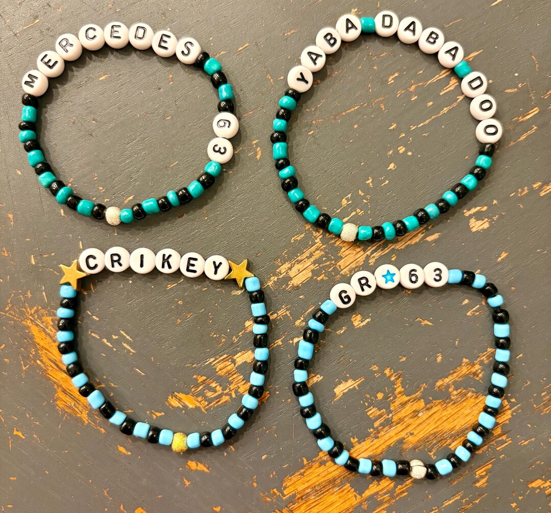 Custom F1 Friendship Bracelet - Etsy