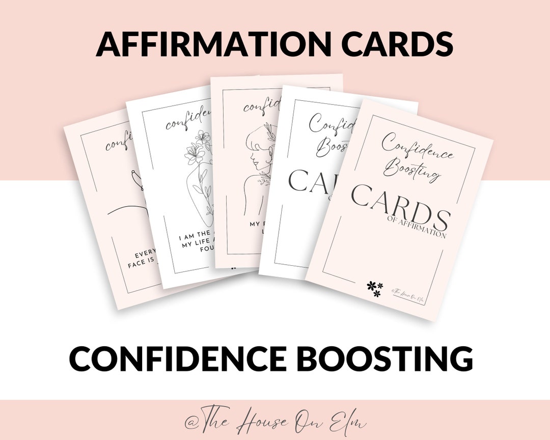 Confidence Boosting Affirmation Cards | Empowering Daily Intentions ...