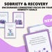 25 Sobriety & Recovery Affirmation Cards | Support Your Journey to ...