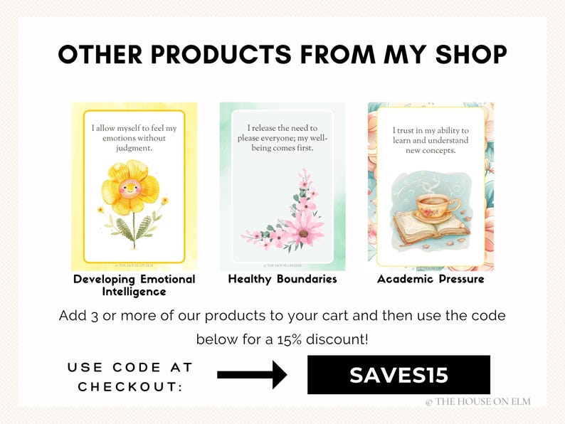 20 Grounding Affirmation Cards for Panic Attacks | Digital Download ...
