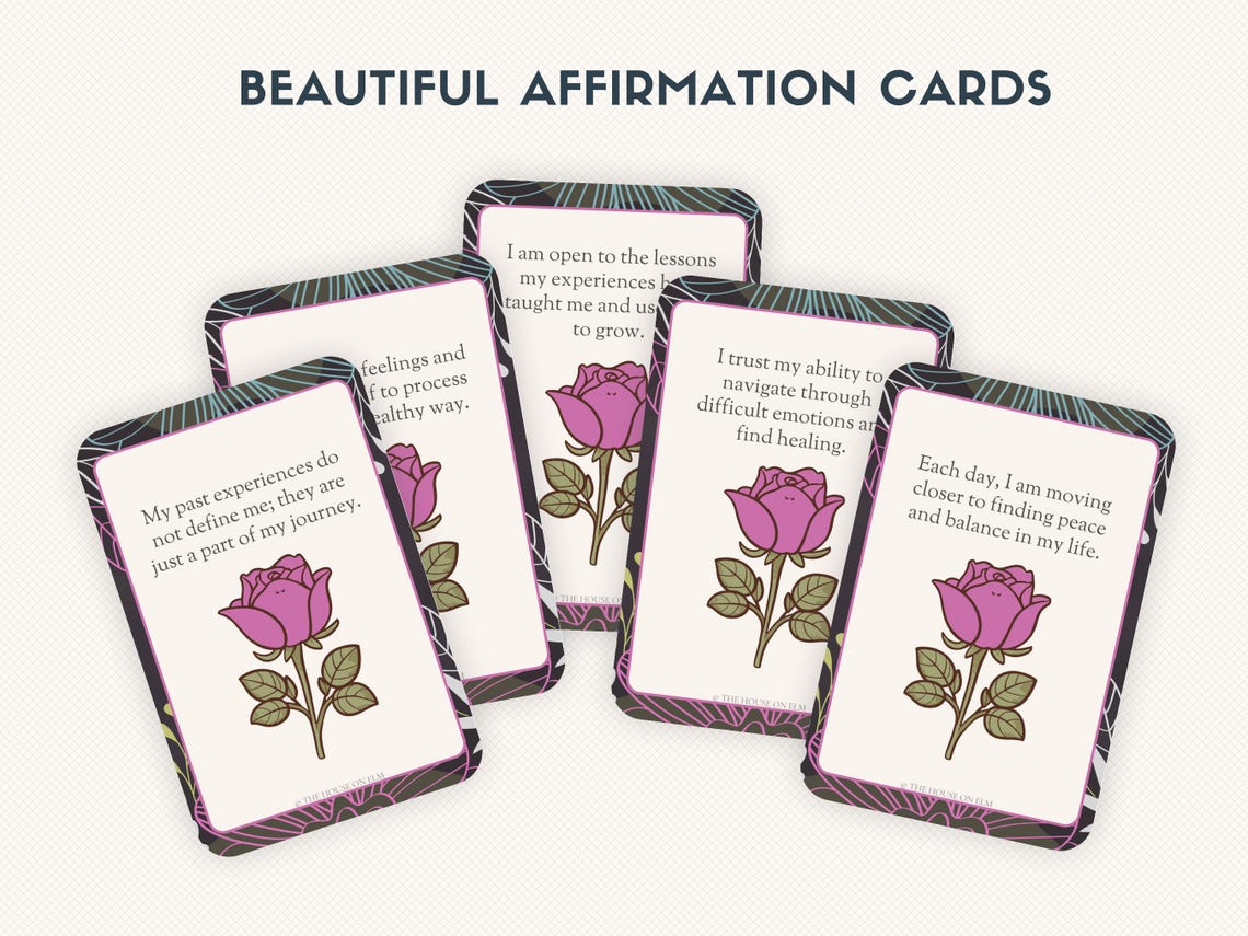 20 Post-traumatic Growth Affirmation Cards | Digital Download | Healing ...